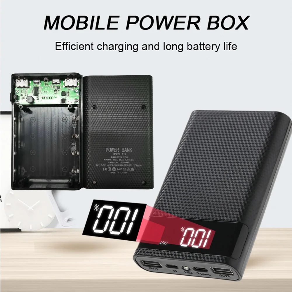 Fast Charging Power Bank Cases | Battery Storage Box Cases | 15000mah Power Bank - 4 - Aliexpress