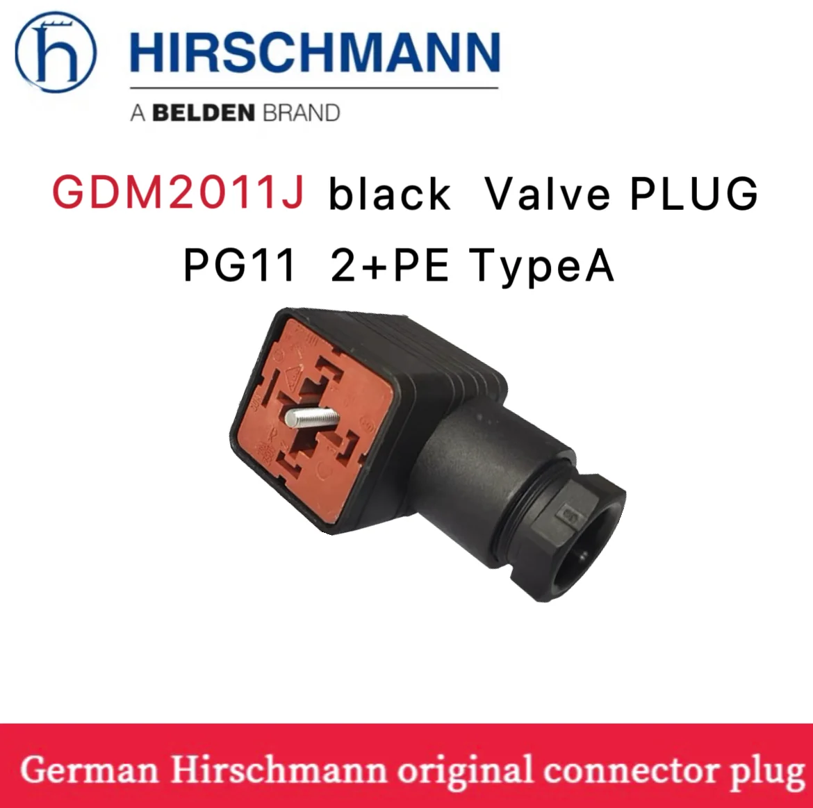 HIRSCHMANN GDM2011J Plug Type A Valve DIN43650 Solenoid Proportional ...