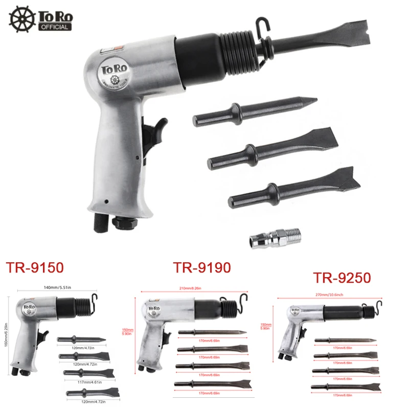 1-4-Inch-Pneumatic-Air-Hammer-Gun-Hard-Steel-Rivet-Gun-Solid-Impact ...