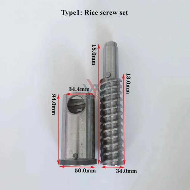 Corn rice grain puffing machine food extruder screw rice corn Twisted ...