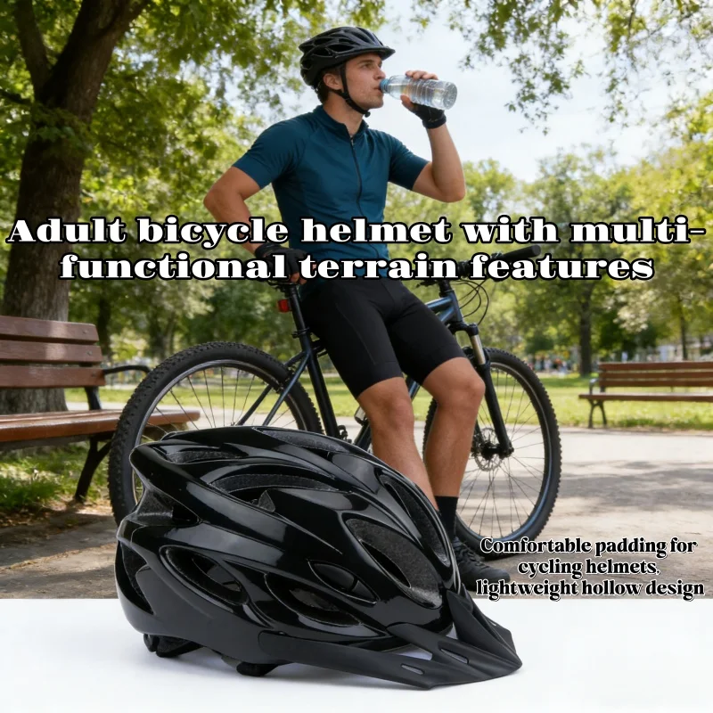 Men Women Bike Helmet Adjustable Cycling Safety Helmets Breathable ...
