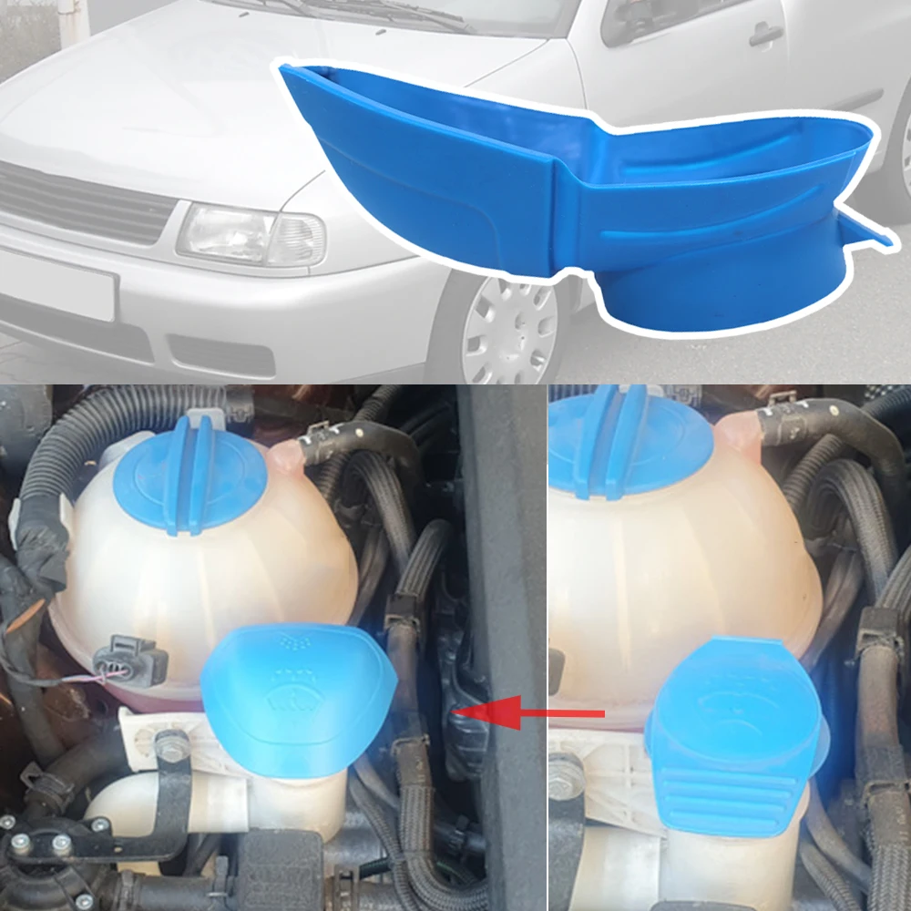 Car Fluid Reservoir Tank Wiper Washer Bottle Cover Filler Cap Lid ...