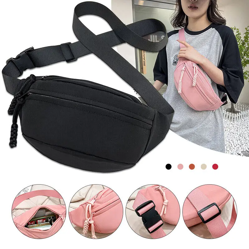 Waist-Bag-Designer-Women-Mens-Unisex-Nylon-Waterproof-Waist-Bag-Sport ...