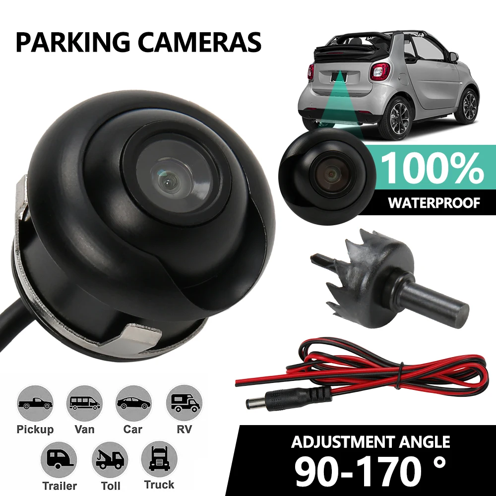 Car-Backup-Camera-Rear-View-Camera-Waterproof-Car-Reversing-Camera-170 ...