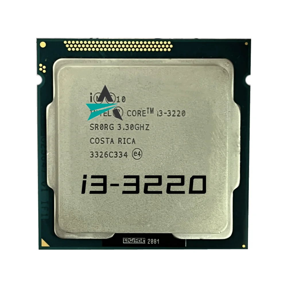 Used Core i3 3220 3.3GHz 3M Cache Dual-Core CPU Processor SR0RG LGA ...