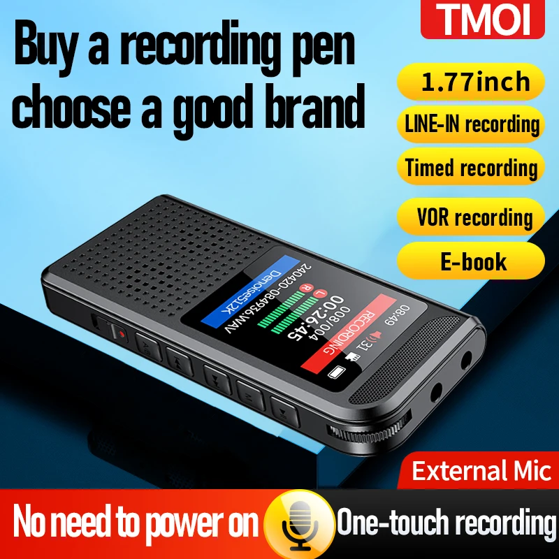 High-Quality-Digital-Audio-Voice-meeting-Recorder-1-77-Colorful-Display ...