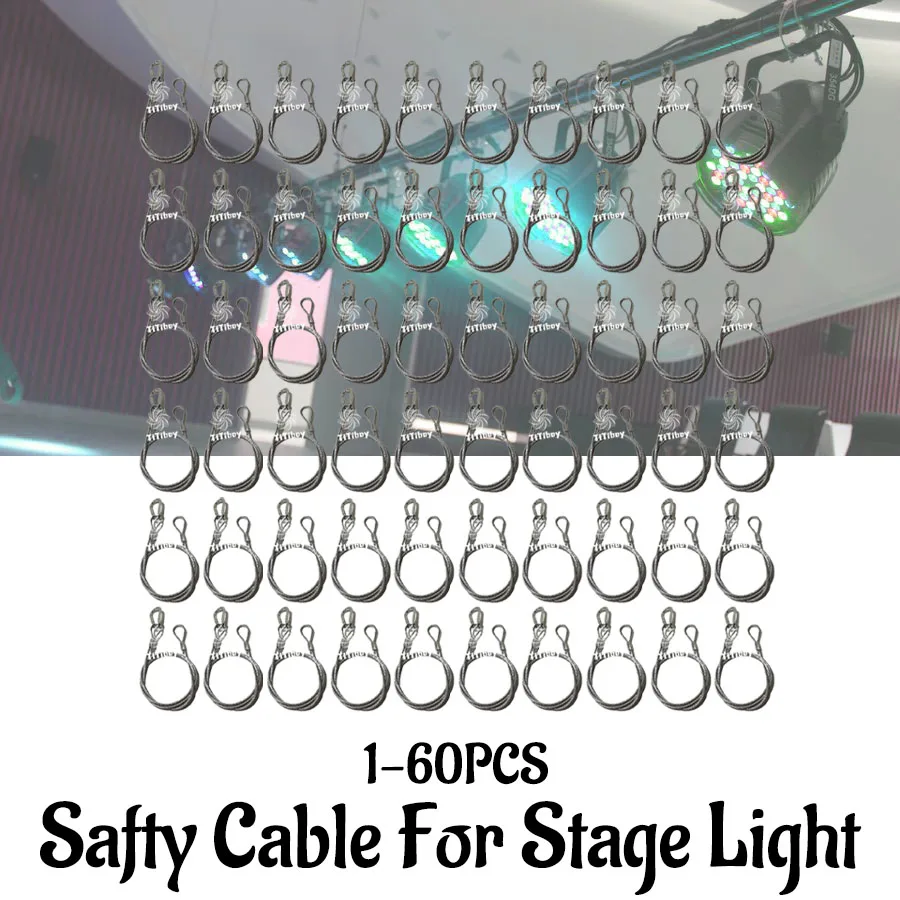 1-60-Cables-Free-Shipping-Length-Rope-Stage-Light-Safety-Cable-Steel ...