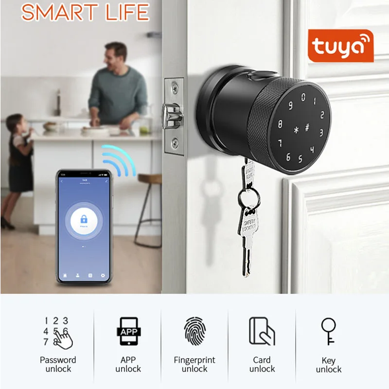 Wireless-Smart-Fingerprint-Door-Lock-Tuya-Bluetooth-Phone-APP-Control ...