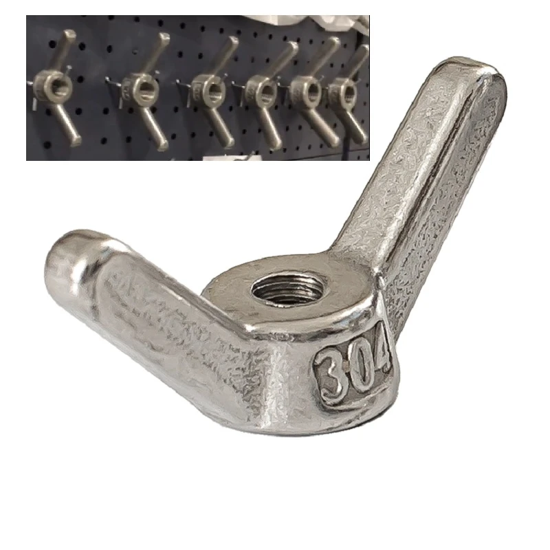 M5 Wing Nuts 304 Stainless Steel Butterfly Nut Butterfly Shaped Sheep ...