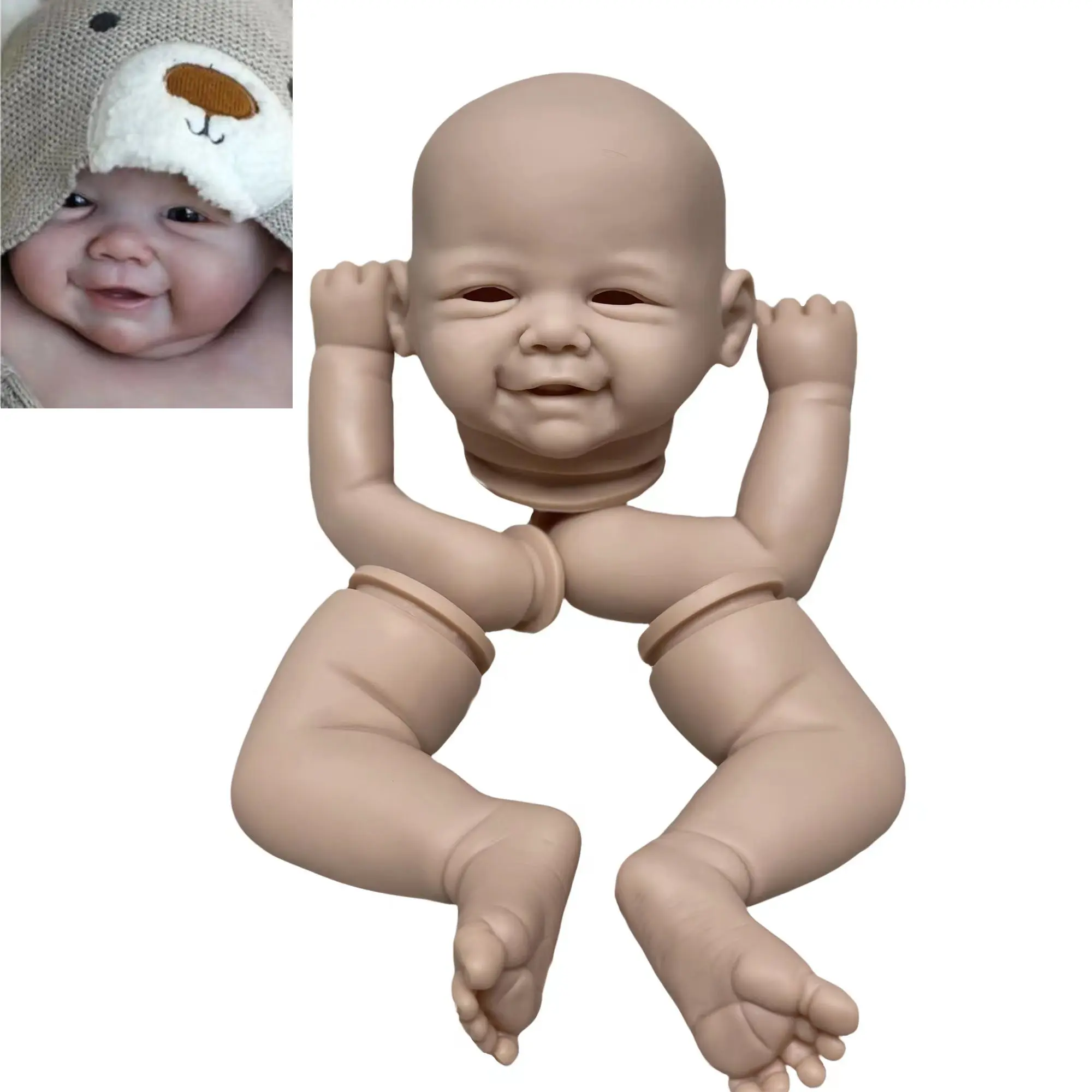 18-20-Inch-Vivienne-Un-painted-Unfinished-Doll-Kits-Unassembly-Bebe ...