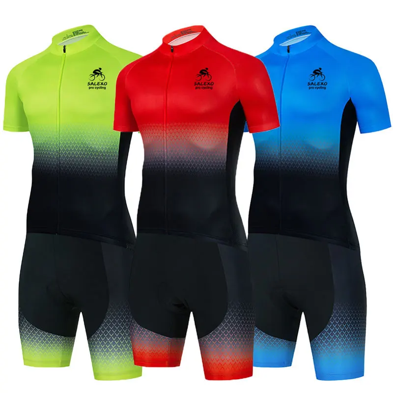 2022 Salexo Ropa Ciclismo Summer Men Cycling Jersey Set Short Sleeve ...