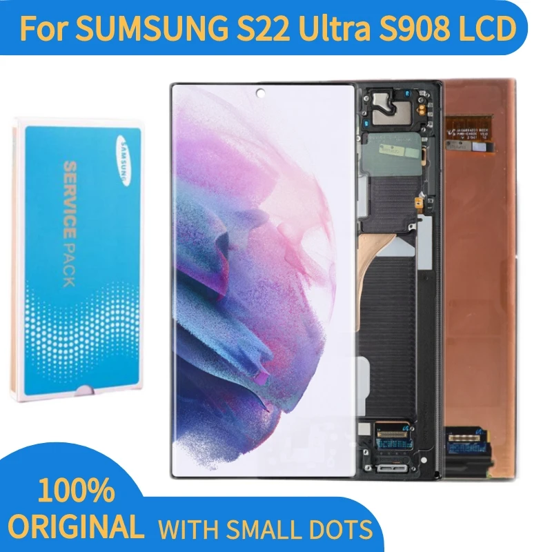 Samsung Galaxy S22 Ultra Original Lcd Screen | Samsung S22 Ultra S908u ...