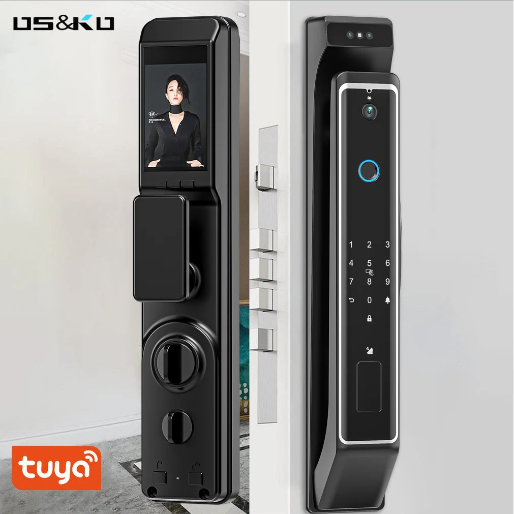 3D-face-recognition-Tuya-Wifi-Smart-Door-Lock-Digital-Password-Keyless-Intelligent-Door-Lock ...