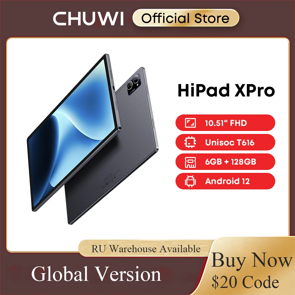 CHUWI-HiPad-XPro-6GB-128GB-Tablet-Android-12-Tablets-10-5-Inch-FHD-IPS ...