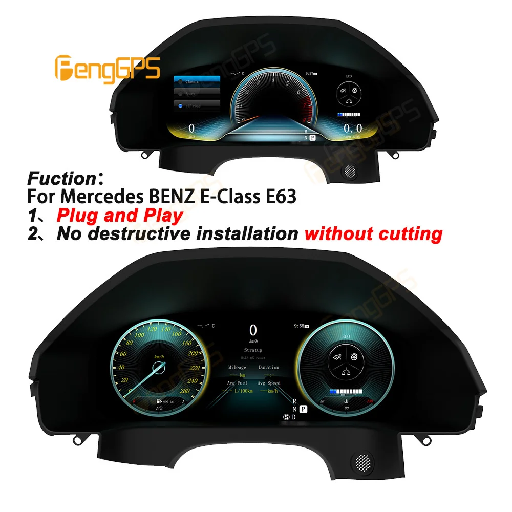 For-Mercedes-Benz-E-Class-W212-2010-2015-Car-LCD-Dashboard-Player ...