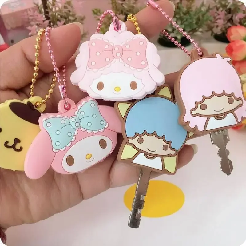 Kawaii-Sanrio-Key-Accessories-Chain-HelloKitty-My-Melody-Anime-Cartoon ...
