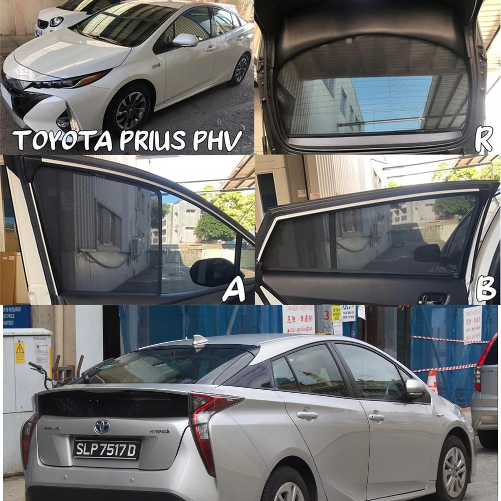 For-Toyota-Prius-XW50-2016-2022-Magnetic-Car-Rear-Side-Baby-Window ...