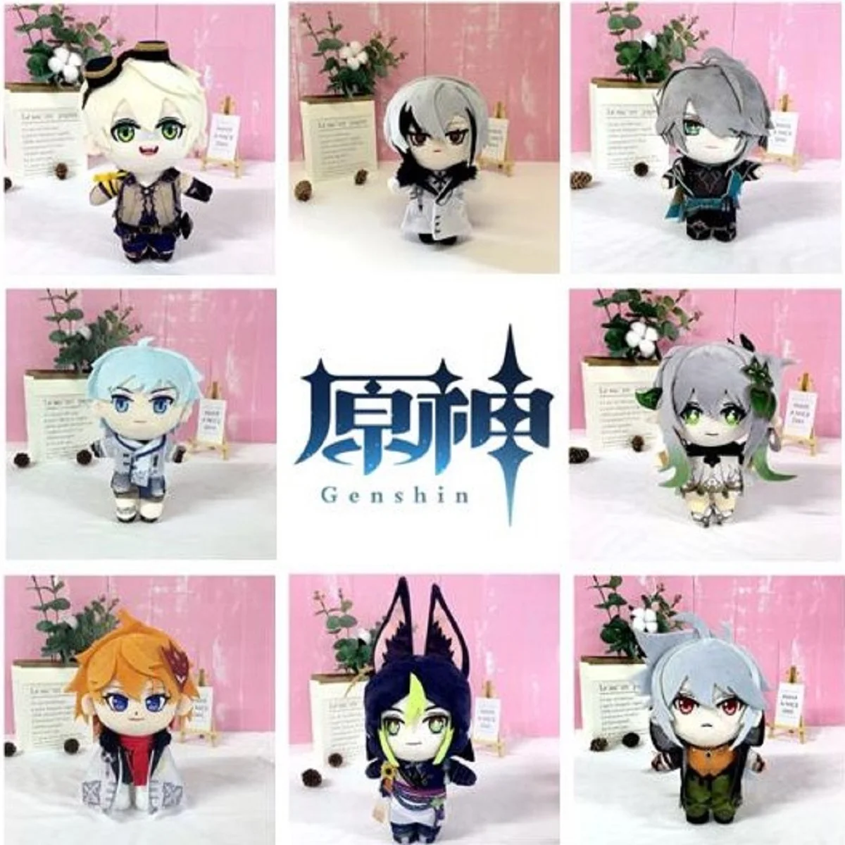 Genshin Impact Plush Doll Nahida Razor Bennett Al Haitham Tighnari Game ...