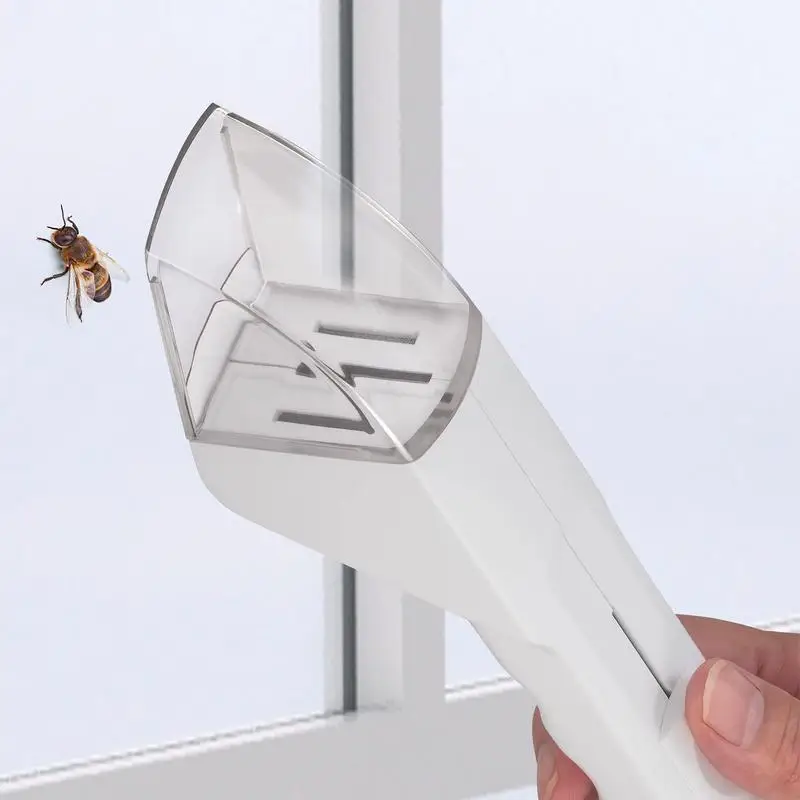 Fly-Catcher-For-Kids-Wasp-Trap-And-Magnifier-Contactless-Fly-Grabber ...