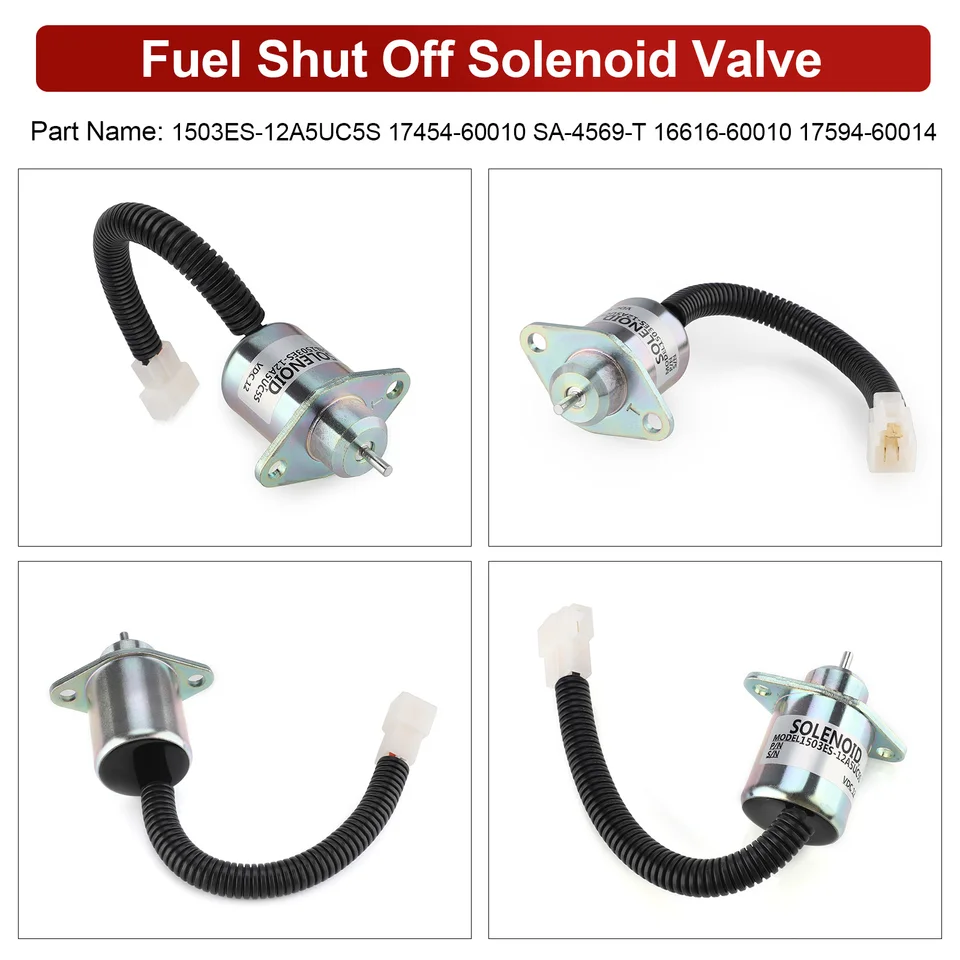 Kubota Sa 5190 12 Solenoid Kubota Engine Solenoid Fuel Shut-Off ...