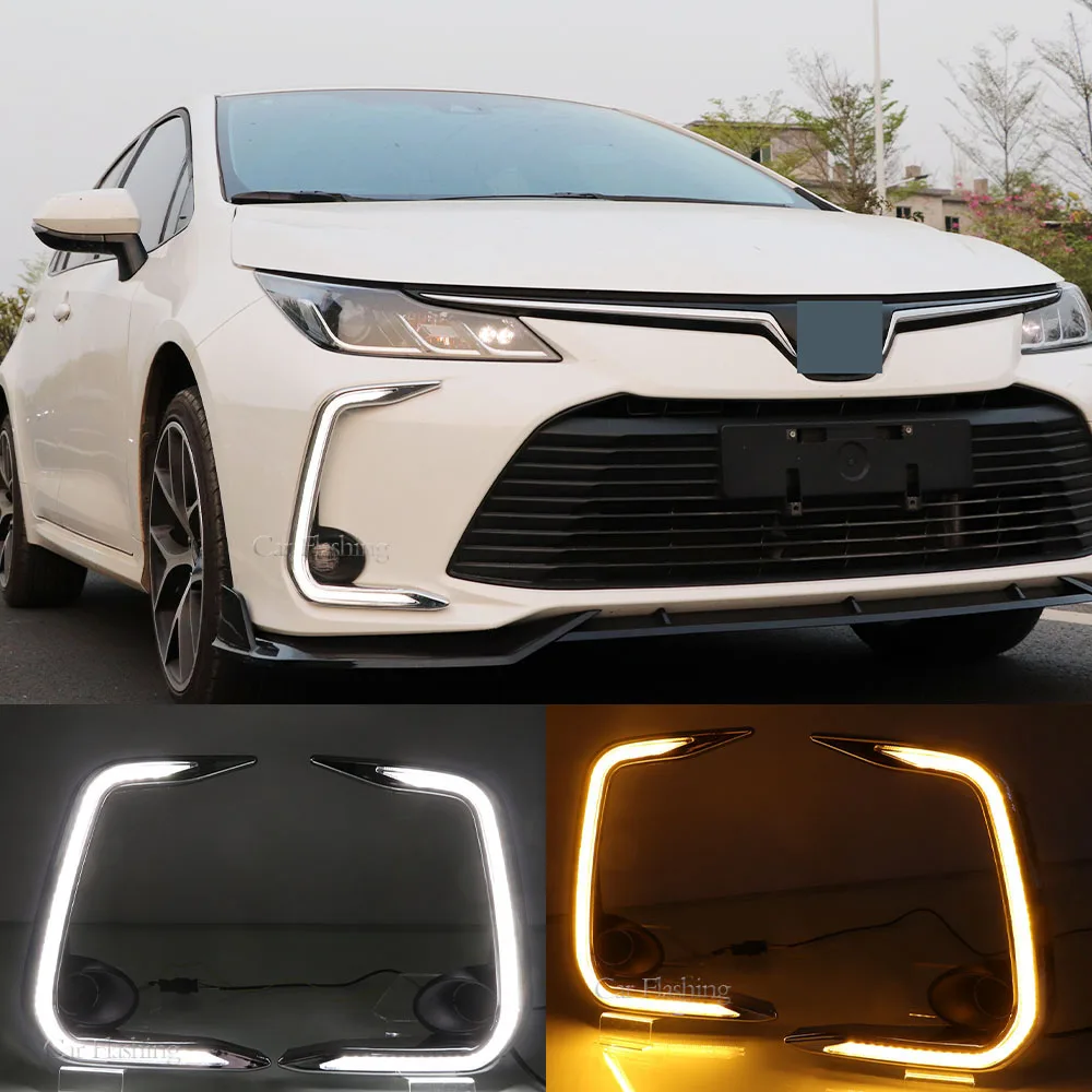 Led DRL Daytime Runnig Lights For Toyota Corolla Sedan 2019 2020 2021 ...