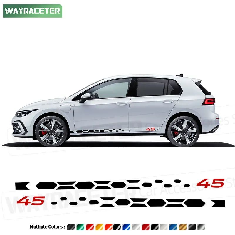 2 X Door Side Stripes Skirt Sticker Edition GTI Clubsport 45 Decal For ...