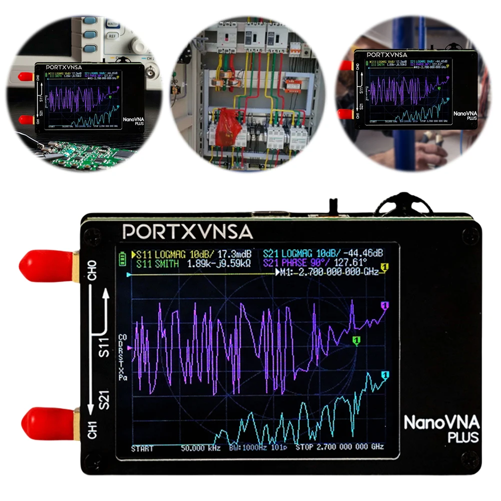 50Khz-2.7Ghz Spectrum Analyzer 1000mAh Antenna Testing Analyzer ...