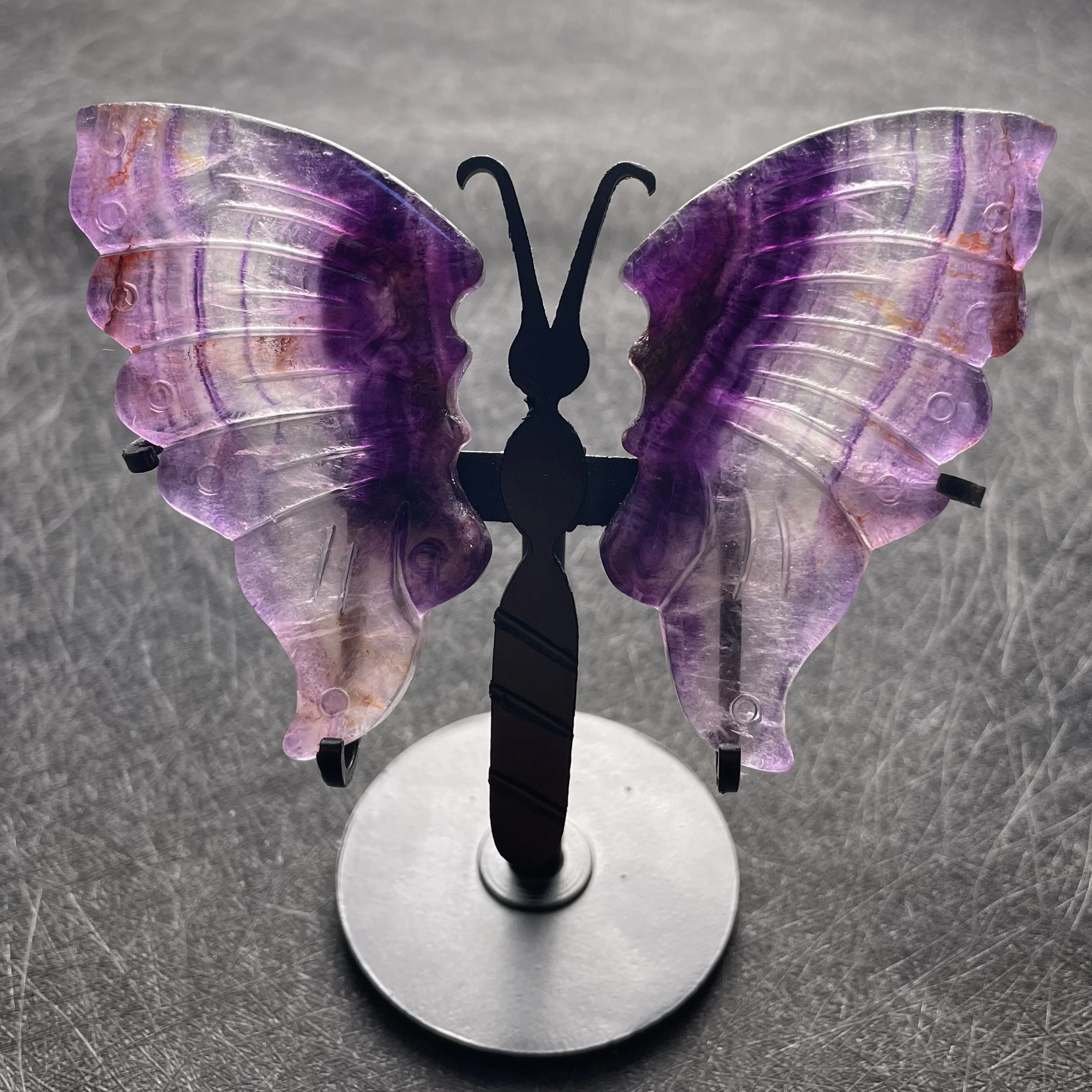 Natural-Crystal-Butterfly-Fluorite-Wing-Rock-Decoration-Rough-Polished ...