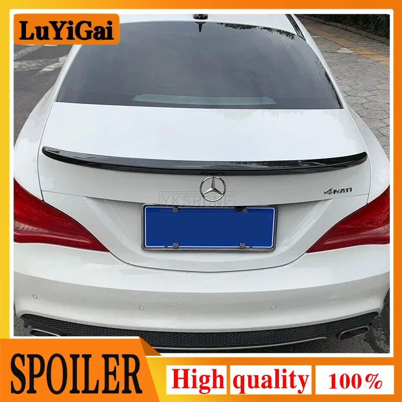 For M-B CLA Spoiler CLA45 W117 C117 ABS Fiber Rear Trunk Wings ...