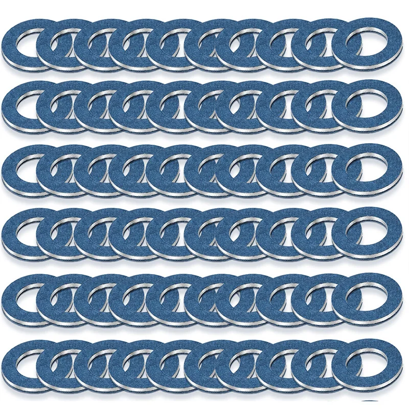 100PCS OEM # 90430-12031 9043012031 Oil Drain Sump Plug Gaskets Washer ...