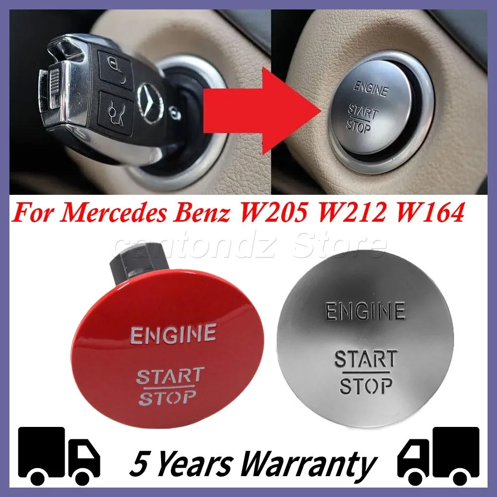 For Mercedes Benz W205 W212 W164 W166 W221 Keyless Go Start Stop Push ...