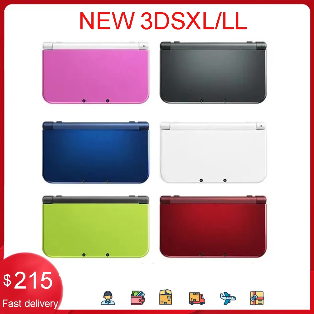 new3dsxl-Handheld-Game-Console-Touch-Screen-LCD-displays-Cross-Keypad ...