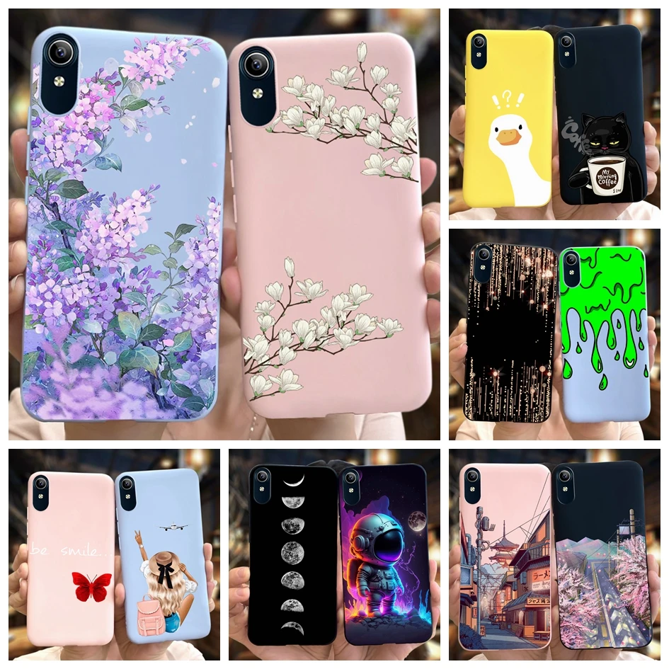 For-Vivo-Y91C-2020-Case-1820-19-Popular-Flower-Shockproof-Silicone-Soft ...