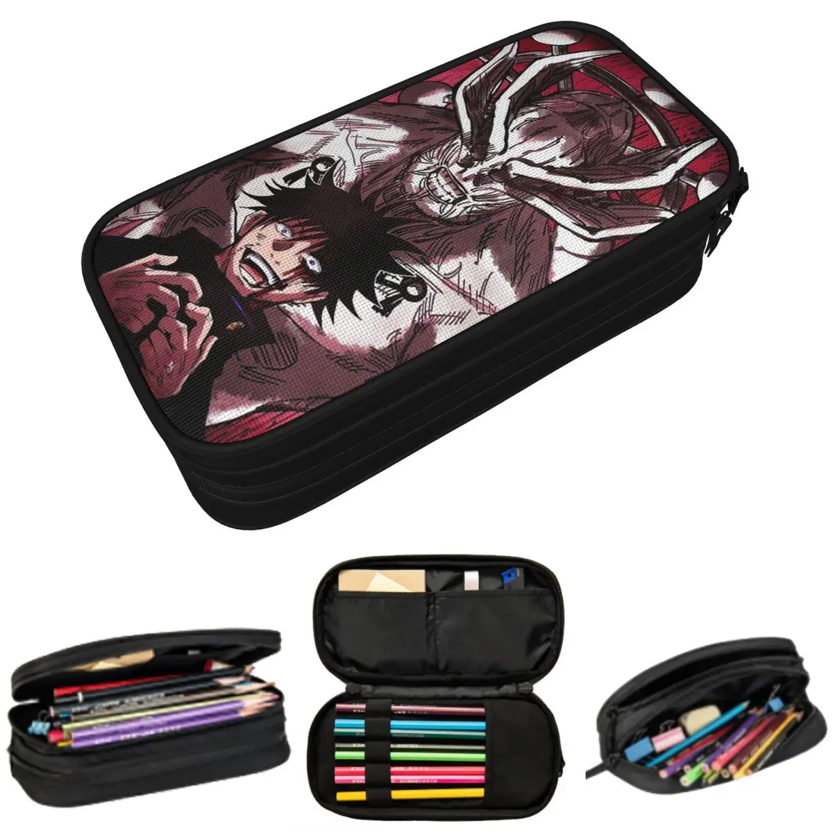 Jujutsu Kaisen Anime Curse Sorcerer Mahoraga Pencil Case for Kids ...