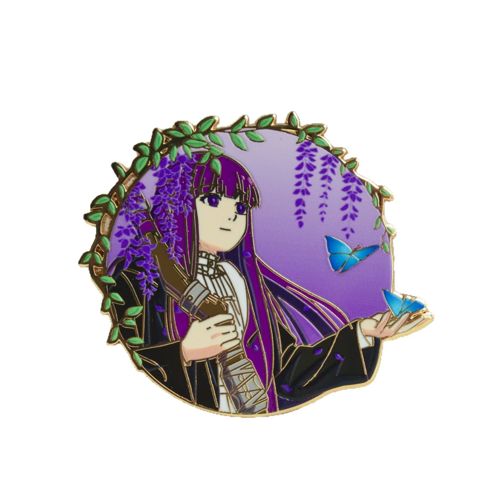 Beautiful Girl Enamel Pin Cartoon Lapel Pins for Backpacks Plant Badges ...