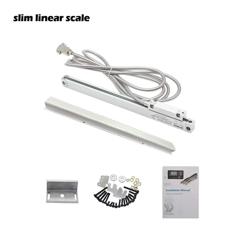 Ditron 0.005mm High Precision Slim/thin Linear Scale 50-600mm Small ...