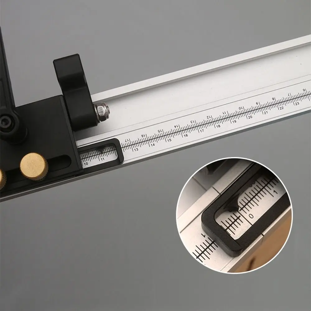 T-Tracks Slot Woodworking Slide Ruler with Scale Heavy-Duty Table Saw ...