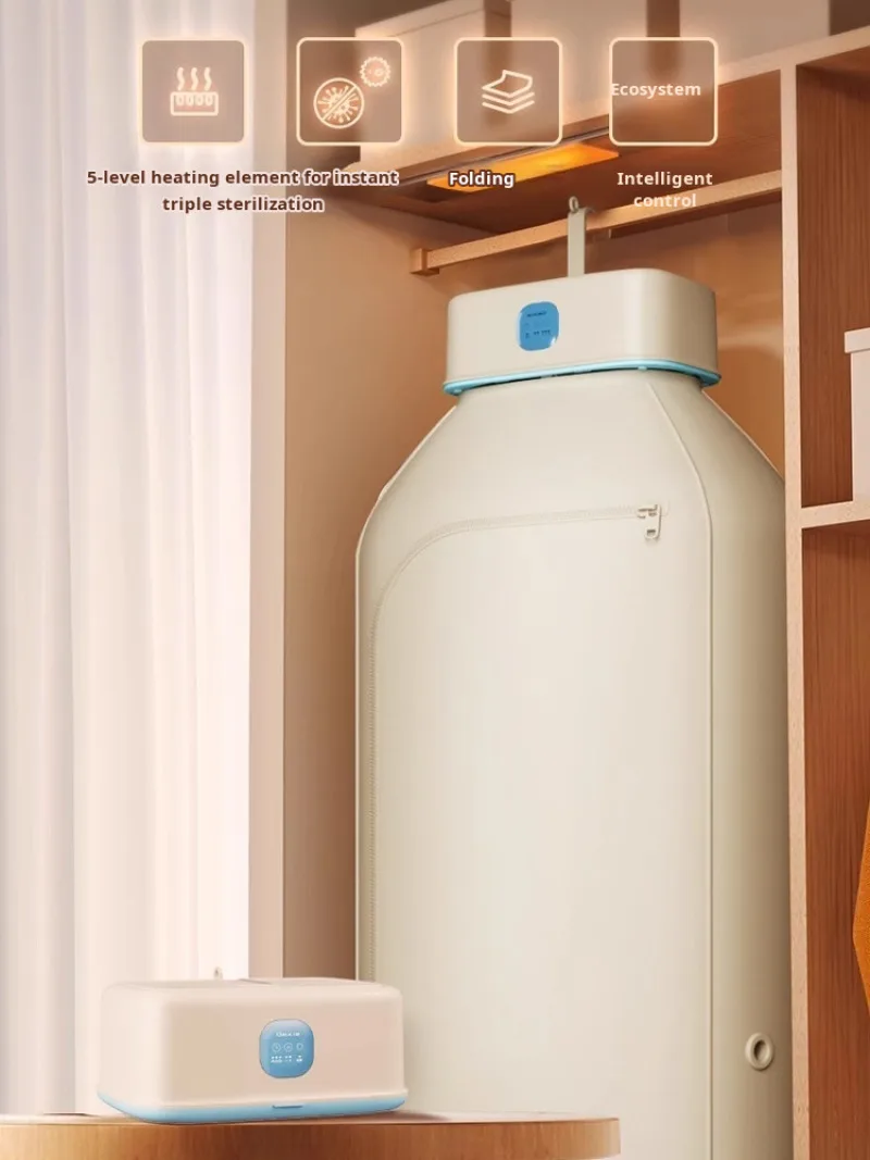 Folded-Electric-Clothes-Dryer-Smart-Drying-Rack-Hang-DryerUltraviolet ...