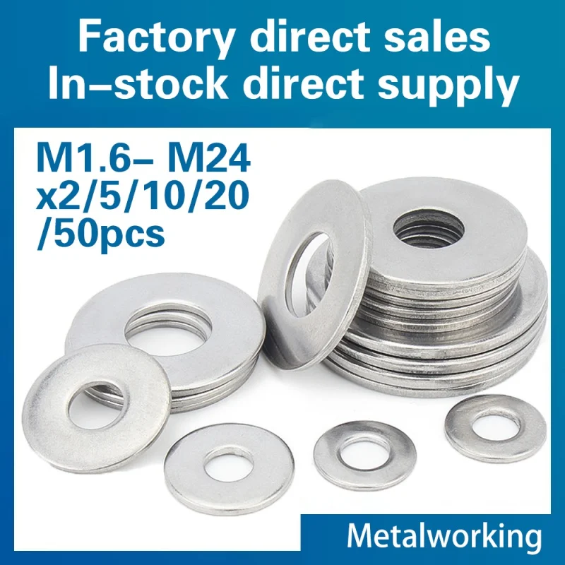 Joint en acier inoxydable 304, vis métallique ultra-mince, rondelle ...