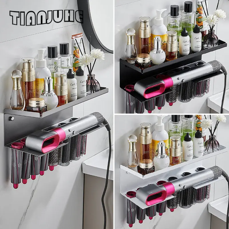 Storage Holder For Dyson Airwrap Curling Iron Accessories Wall Mounted ...