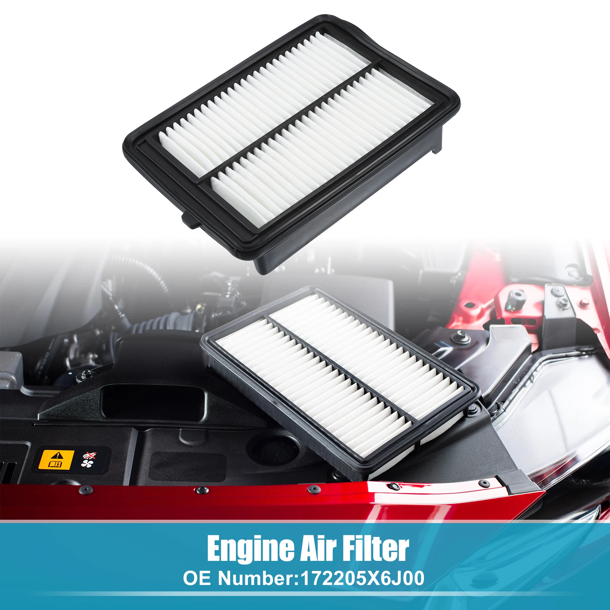 X Autohaux Car Cabin Air Filter Polyurethane Engine Air Filter ...