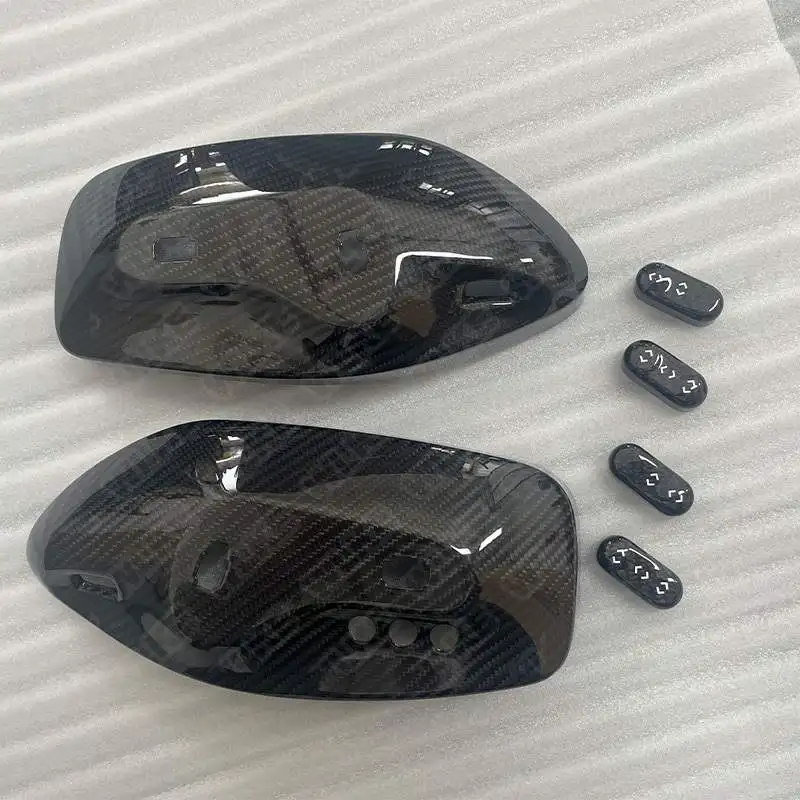 100% Carbon Fiber Seat Control Switch Cover Kit for LHD Maserati ...