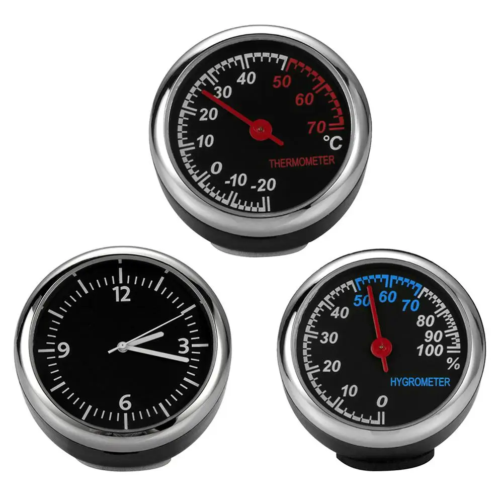 Compact-45mm-Thermometer-Plastic-Round-Temperature-Gauge-Double-Metal ...