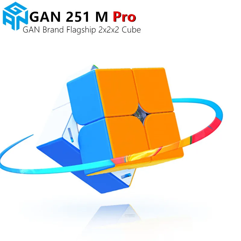 Gan 251 m pro 2x2x2 magnético magia velocidade cubo stickerless gan251 ...