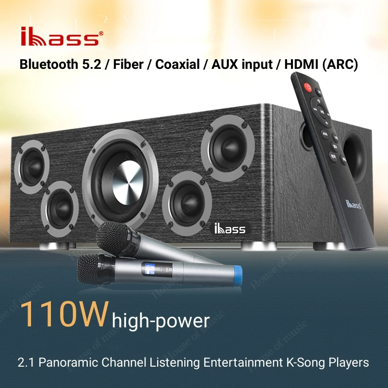 Ibass-110W-High-power-Professional-Home-Theater-Karaoke-Bluetooth ...