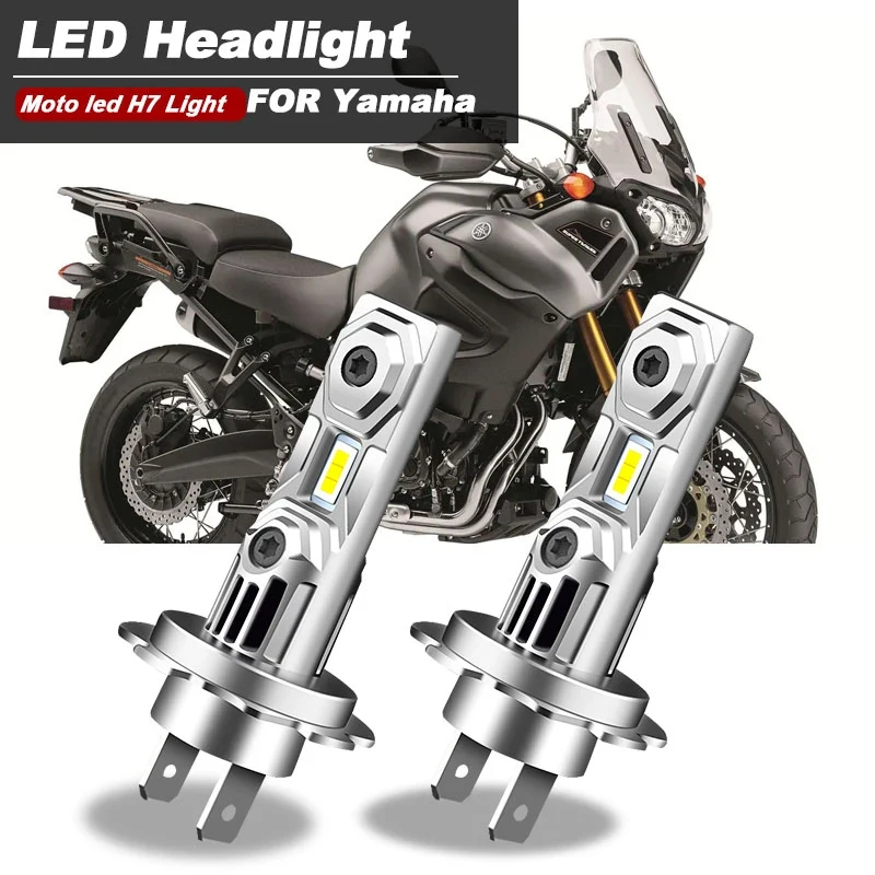 Motorcycle-60W-White-12000lm-H7-LED-Headlight-Bulbs-6500k-CANbus-For ...