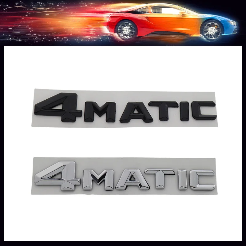 3d Premium 4matic 4 Matic Hood Fender Trunk Rear Bonnet Decal Emblem ...