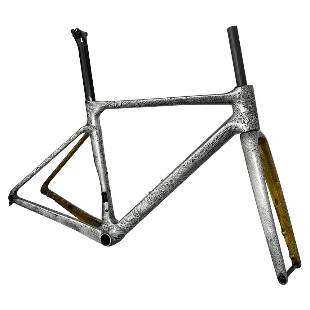 T1000 Carbon Road Bike Frame 700*38C Disc Brake Full Hidden Cable ...