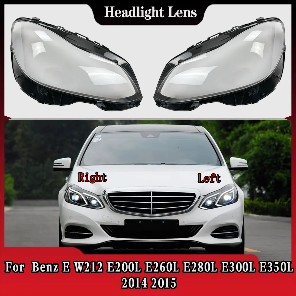 Headlight Lens Shell For Benz E-Class W212 E200L E260L E280L E300L ...