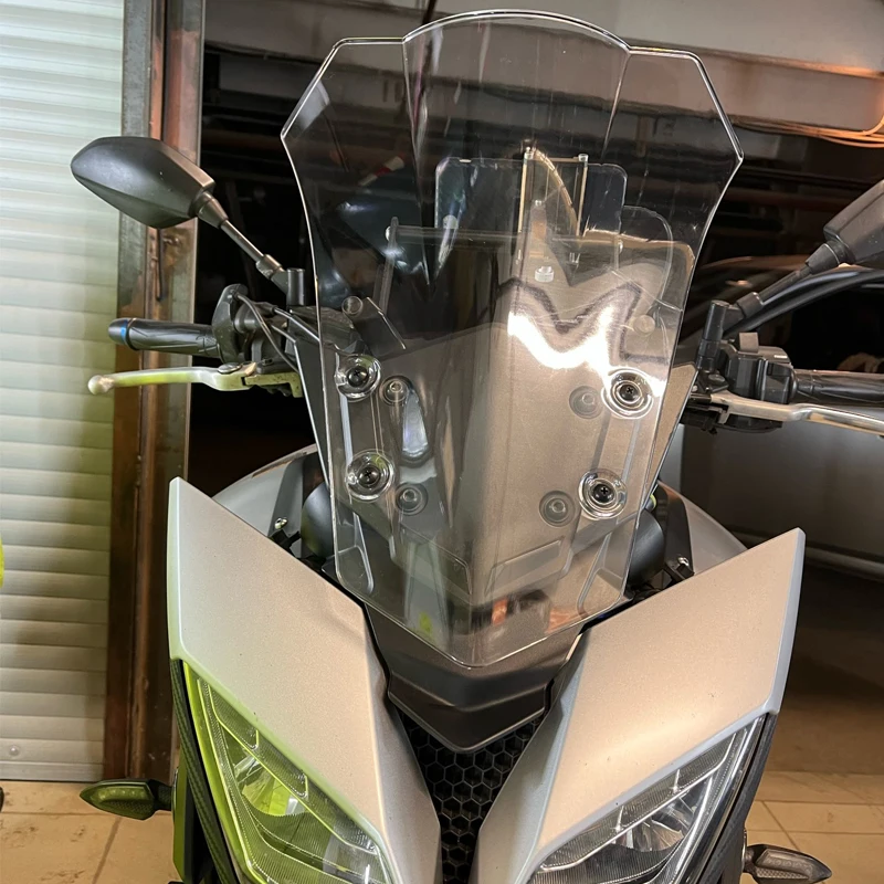 For-Yamaha-FJ09-MT09-Tracer-Windscreen-Motorcycle-Windshield-Wind ...